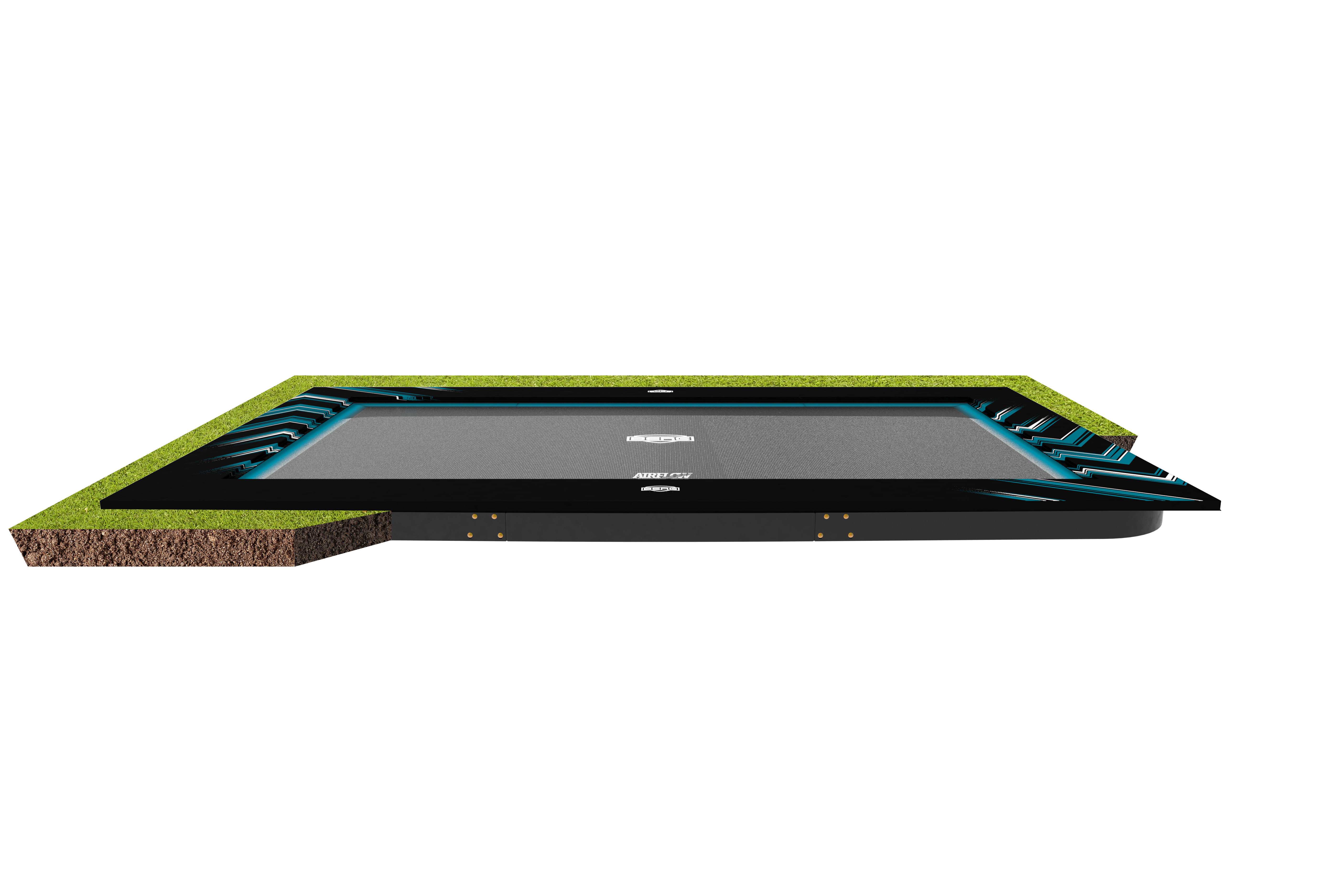 Berg Ultim Flatground trampolin med AeroWall. >køb den her